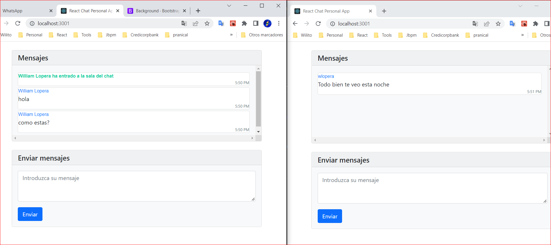 GitHub - wlopera/react_client_chat_pwa_app: Chat Personal realizado en ...