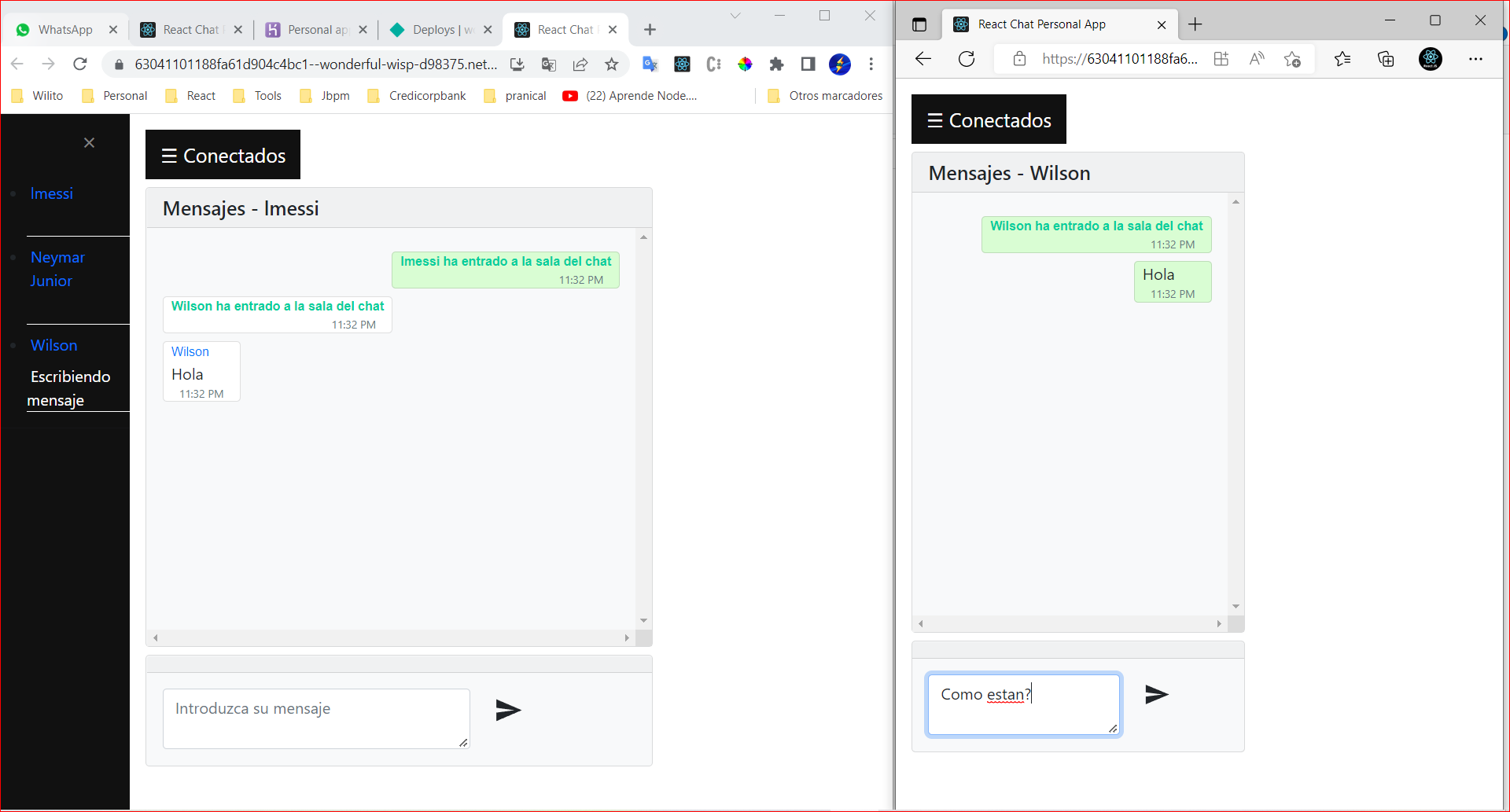GitHub - wlopera/react_client_chat_pwa_app: Chat Personal realizado en ...