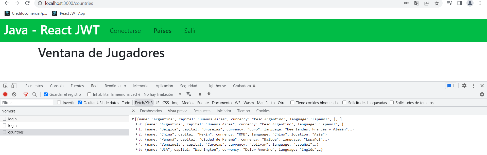 GitHub - wlopera/java-react-jwt: Proyecto Java - React - Uso Token - Login - Logout - Data