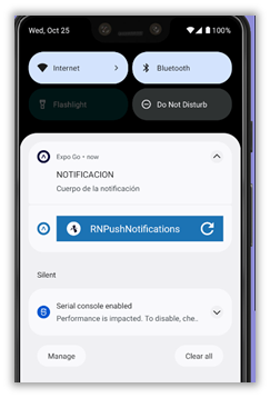 GitHub - wlopera/RNPushNotifications: React Native Envio de Notificaciones (Push Notifications)