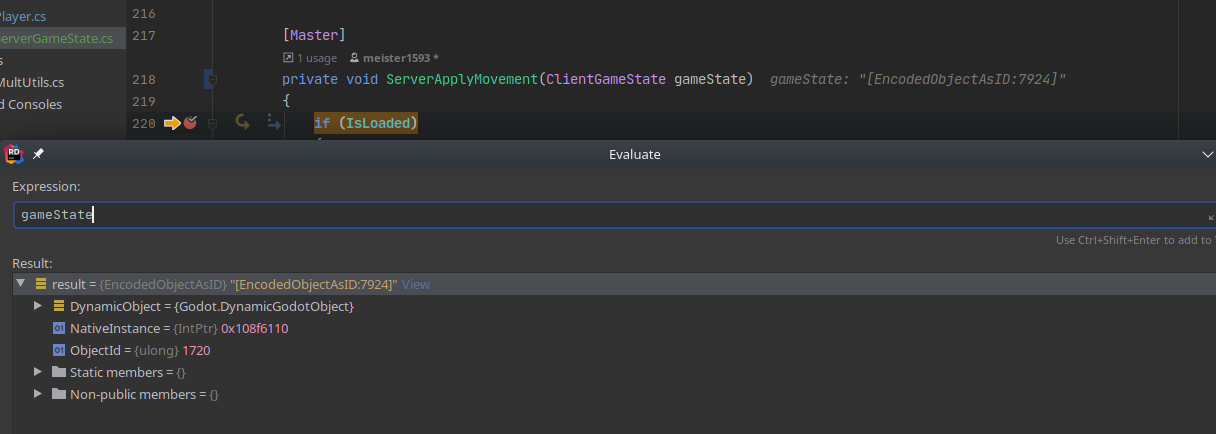 C# RPC with custom class param derived from Godot.Object turns into Godot.EncodedObjectAsId ...