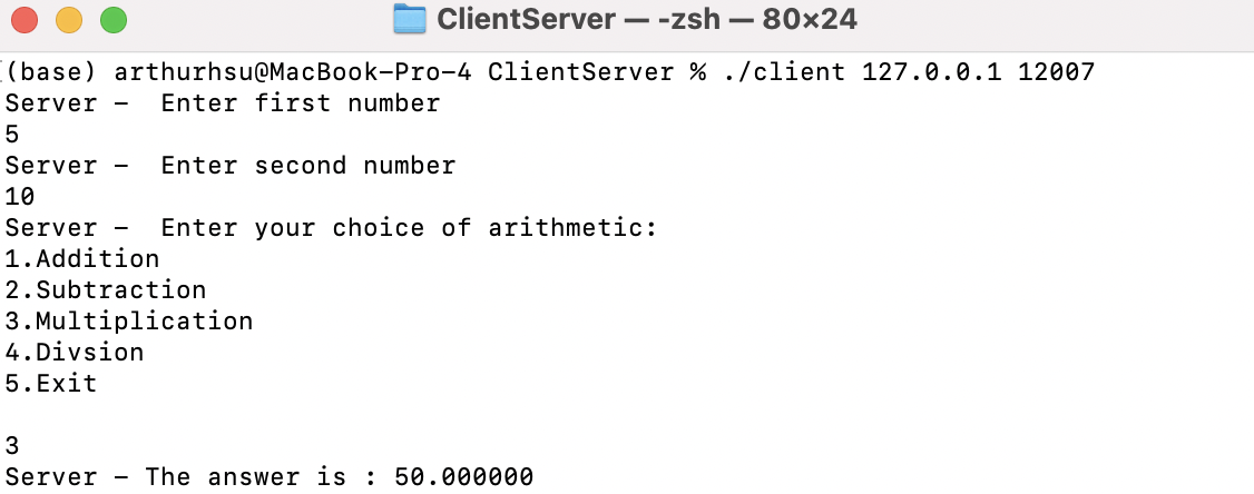 Github Arthurhsu17tcp Socket Programming Calculator C 2 Number 8141
