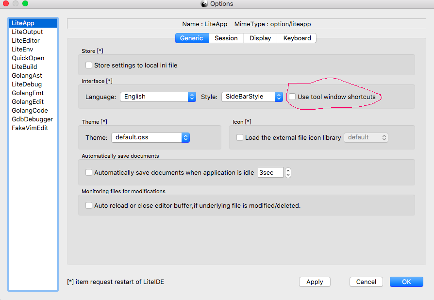 Option-3 should print hash. Instead it toggles the build menu. · Issue #960 · visualfc/liteide ...