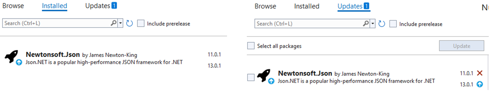 [Bug]: The status of installed package with “PackagesReference” format is incorrect in ...