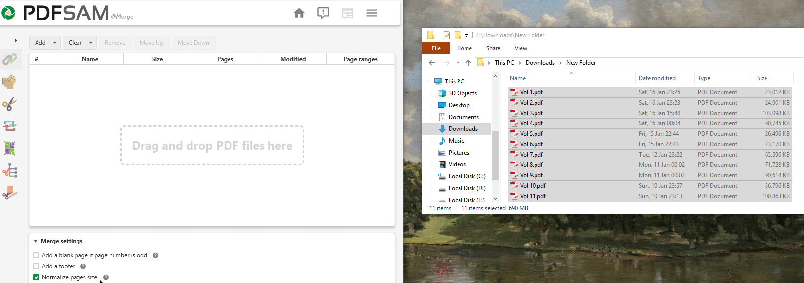 Critical list column sorting bugs when dropping files · Issue #440 · torakiki/pdfsam · GitHub