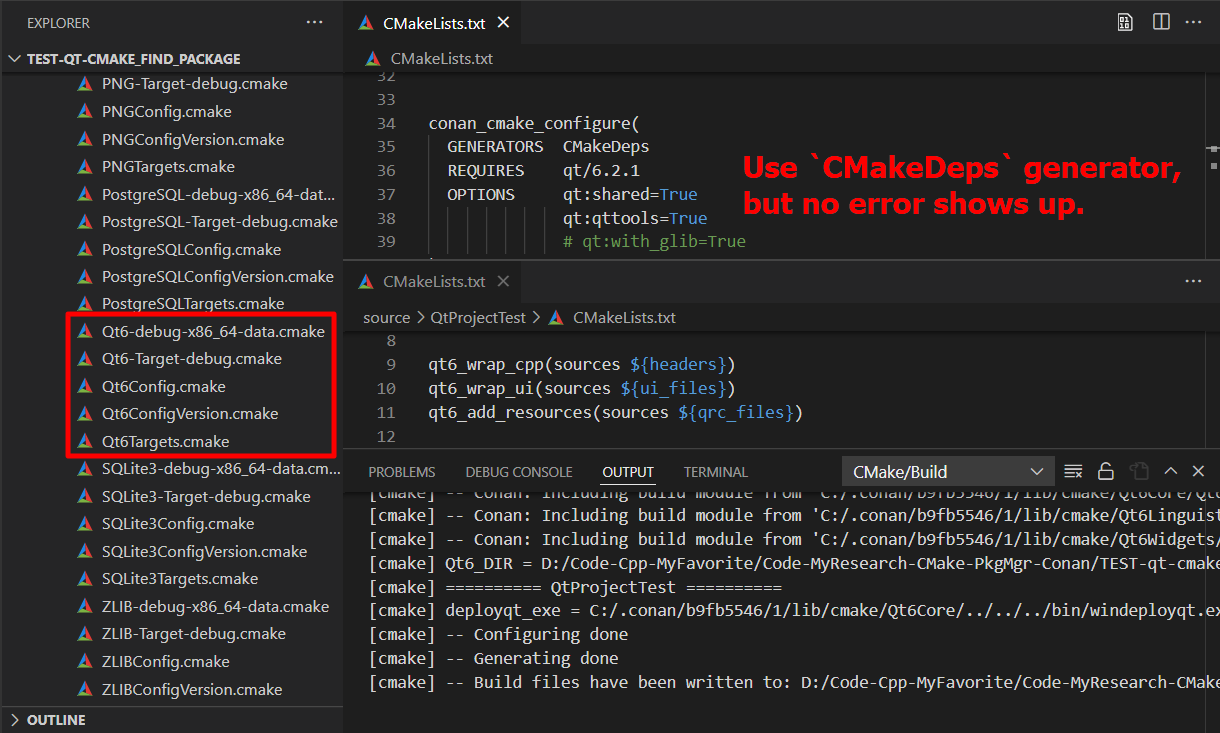 [bug] Cannot Use `qt6 Wrap Cpp` And `qt6 Wrap Ui` After Installing Qt