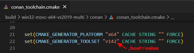 [question] Example profiles for `--profile:host` and `--profile:build` when using MSVC compilers ...