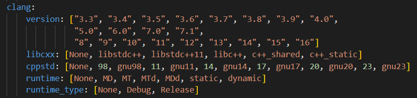 [question] Where Is The `ntime Version V143` Settings Of `clang` Compiler · Issue