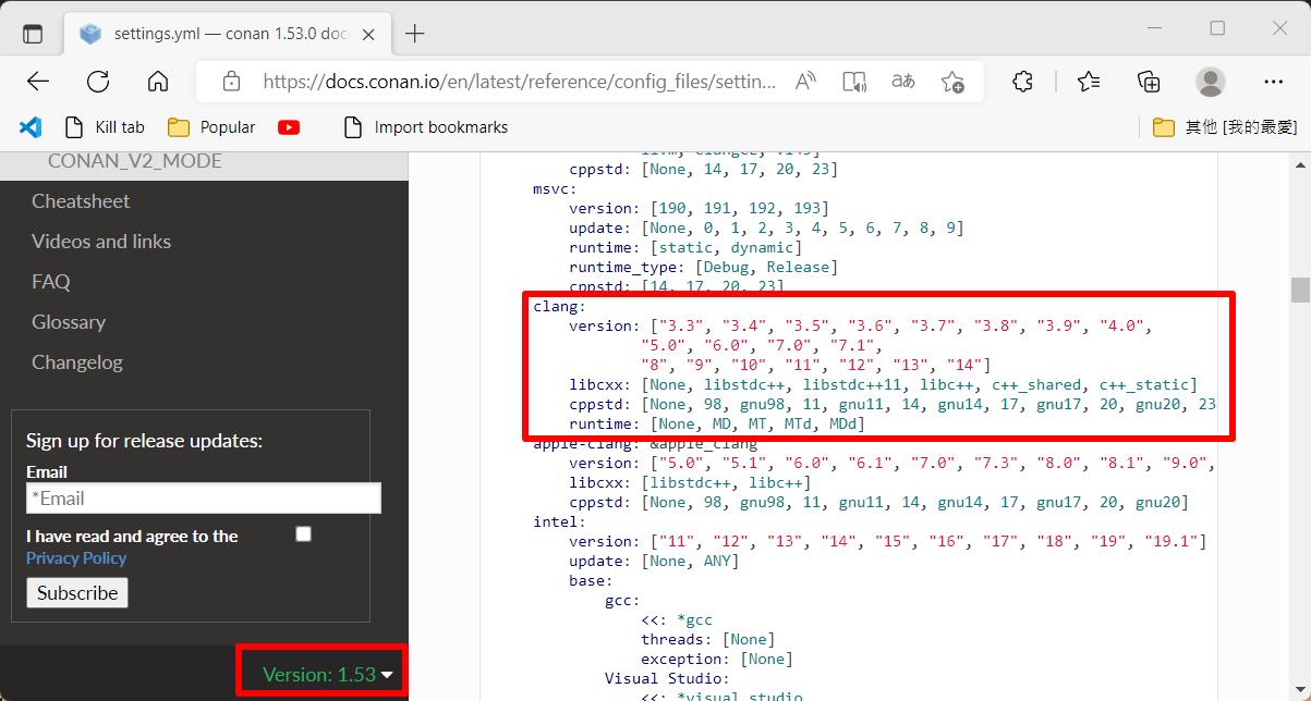 [question] Where is the `compiler.runtime_version=v143` settings of `clang` compiler? · Issue ...
