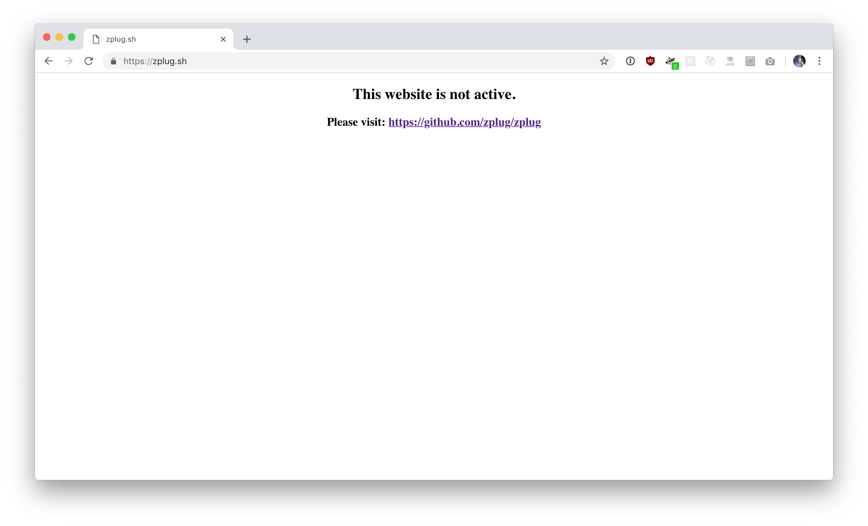 The Domain Zplugsh Has Expired · Issue 403 · Zplugzplug · Github
