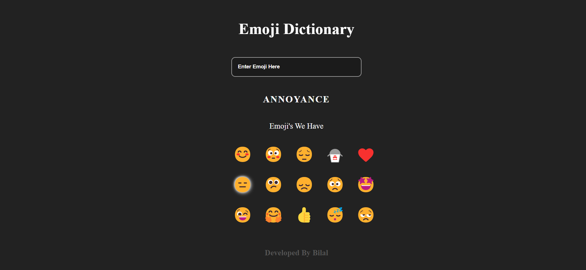 GitHub - bilal-23/mark8-EmojiDictionary: Emoji Dictionary App made with ...