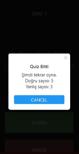 GitHub - humeyrakoseoglu/quizzler: Bilgi Yarışması (Knowledge Competition)