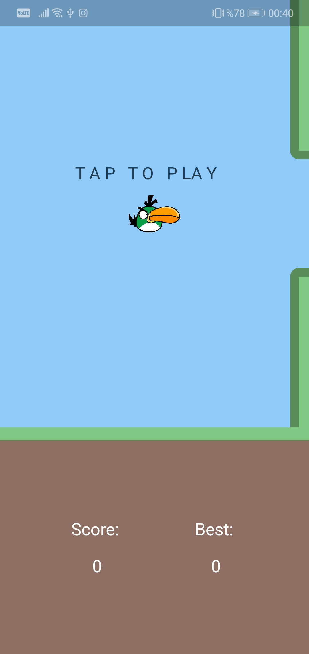 GitHub - humeyrakoseoglu/bird_game: This Flutter game is an adaptation of "Flappy Bird".