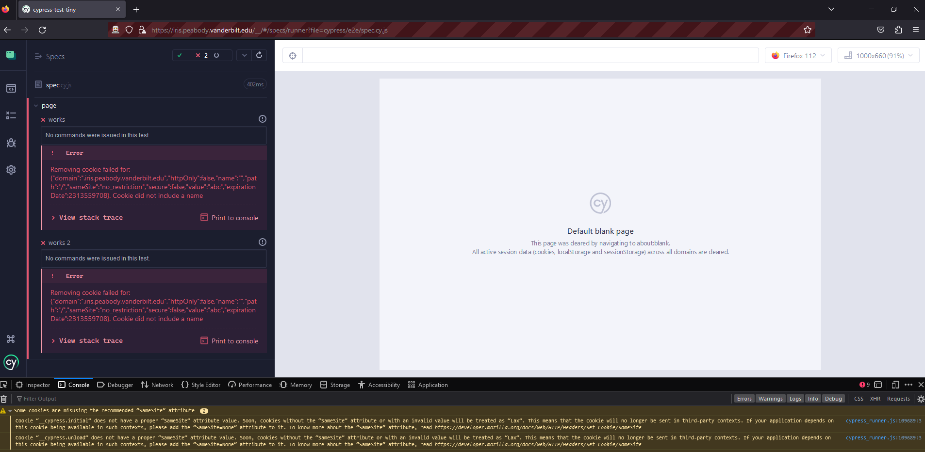 Unable to remove cookie without a name in firefox · Issue #26576 ... Unable to remove cookie without a name in firefox · Issue #26576 ...