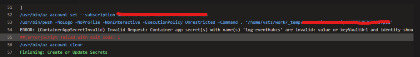 Updating Secrets Fail If Any Of The Old Secrets Has Been Left Empty