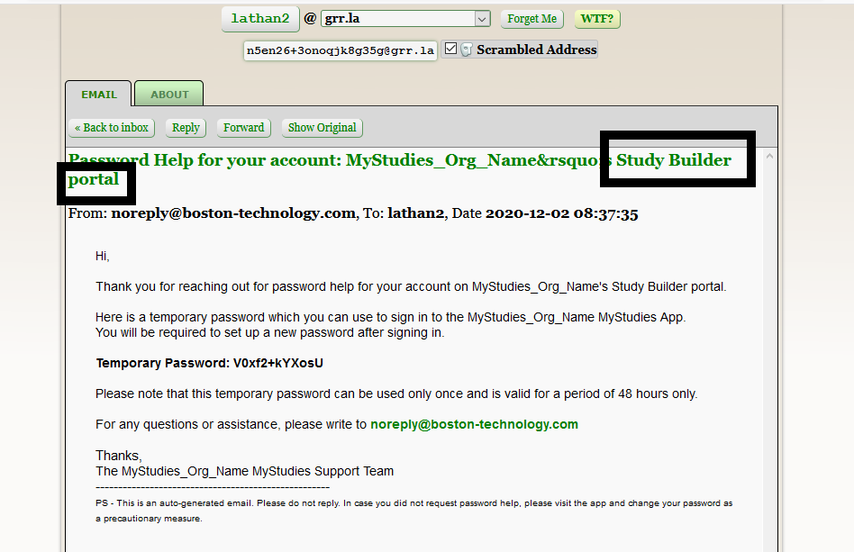 Wrong password reset email sent to participants · Issue #919 · GoogleCloudPlatform/fda-mystudies ...