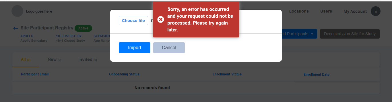 Error messages should be updated as per document · Issue #2166 · GoogleCloudPlatform/fda ...