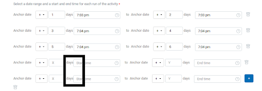 [SB] Active tasks > Schedule tab > Anchor date based > Custom schedule > UI issue · Issue #3459 ...