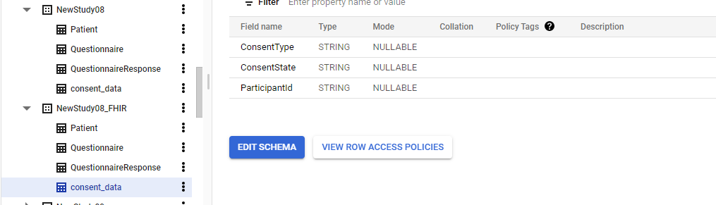 [Big query] Views are not getting created for the tables under the datasets · Issue #4807 ...