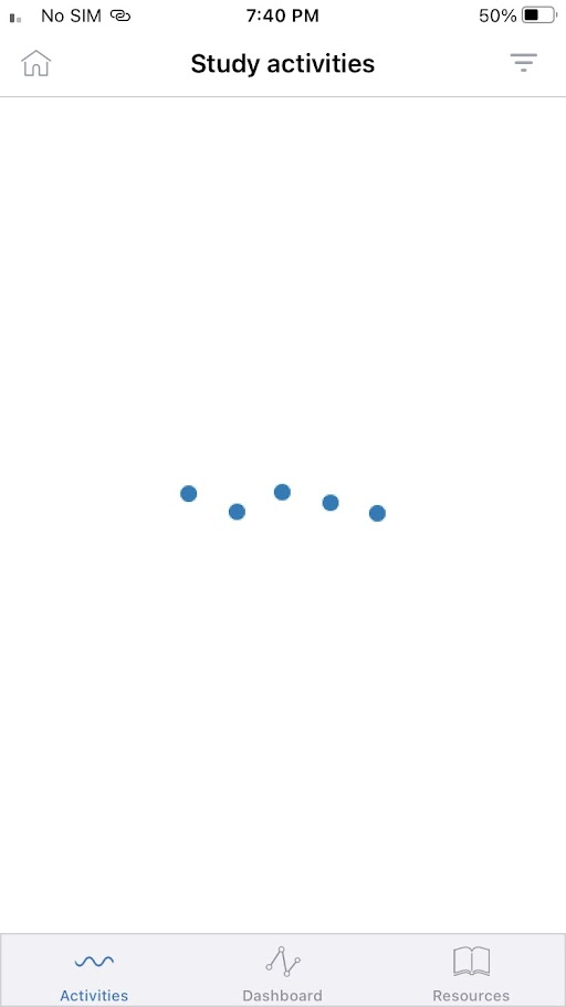 [iOS] [Offline indicator] Activities screen is continuously loading in the following scenario ...