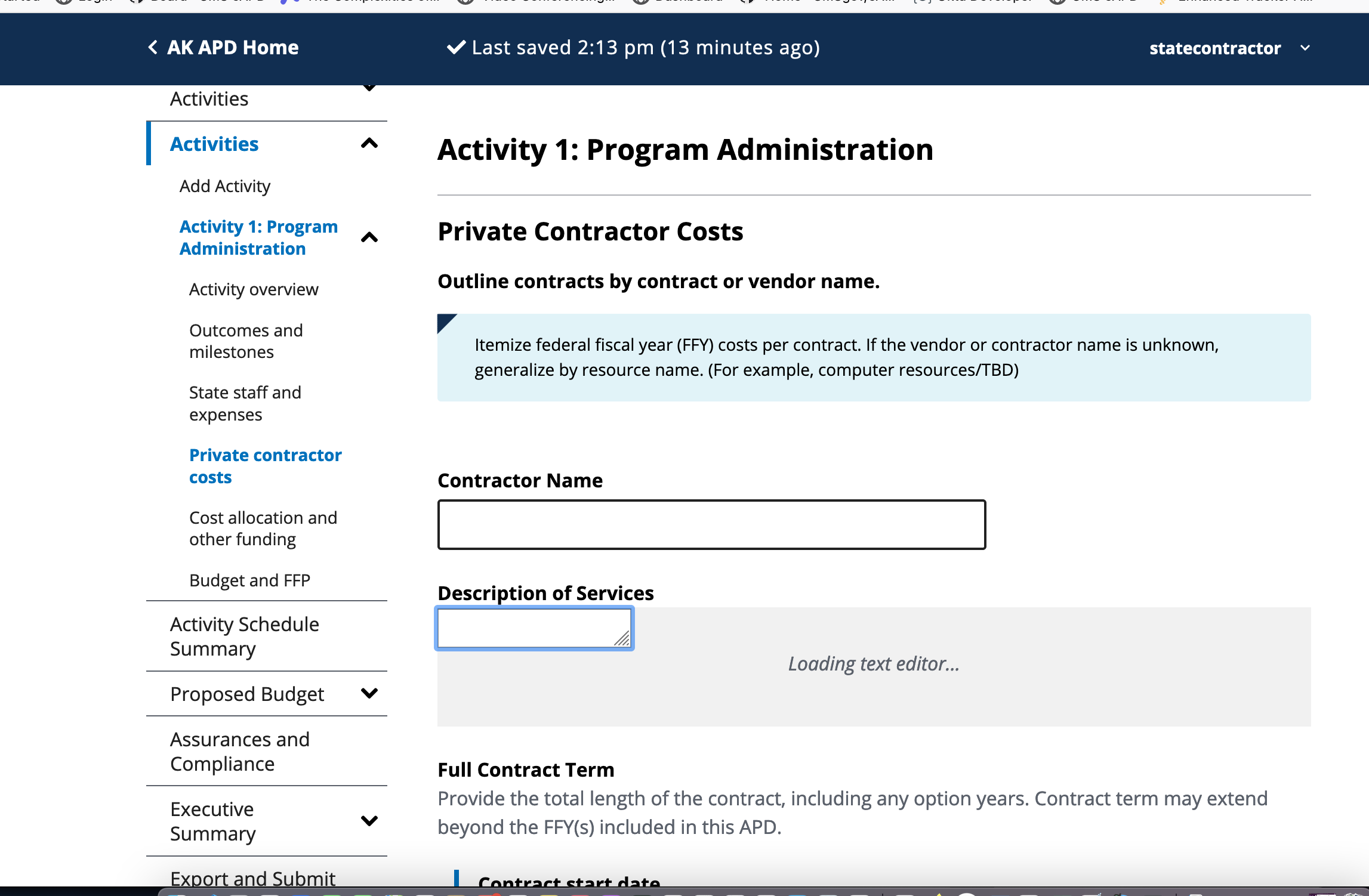 Add tinymce editor to 2 fields · Issue #2394 · Enterprise-CMCS/eAPD · GitHub