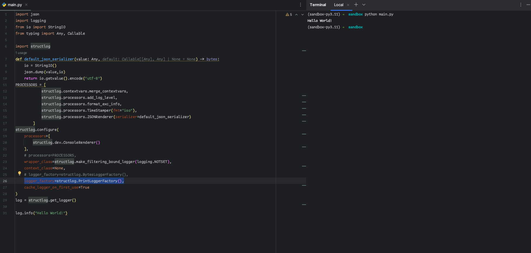 Bug Using `structlogdevconsolerenderer` Causes `typeerror Can Only Concatenate Str Not
