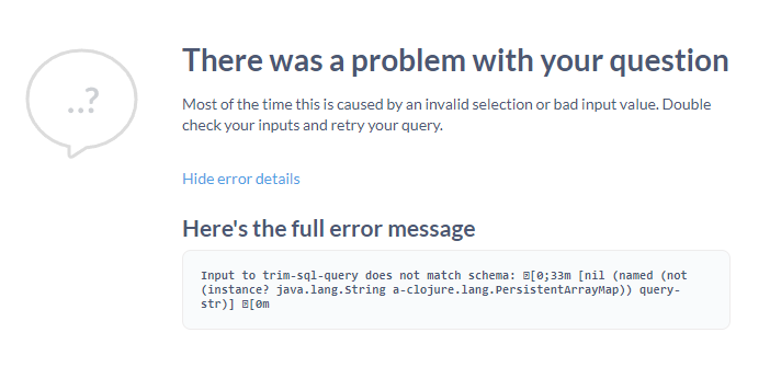 Unable to summarize models · Issue #30112 · metabase/metabase · GitHub