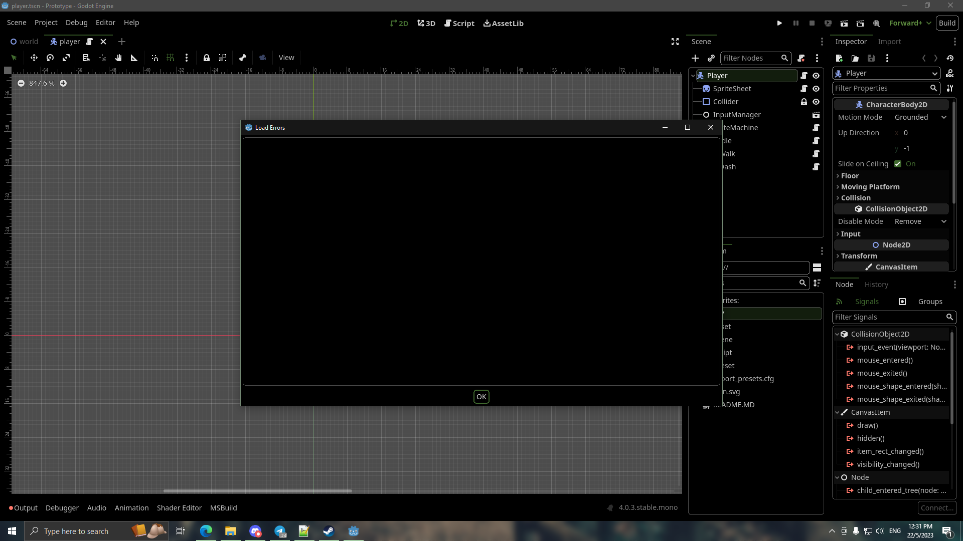 empty load error when import 4.0.2 project to the new 4.0.3 engine · Issue #77330 · godotengine ...