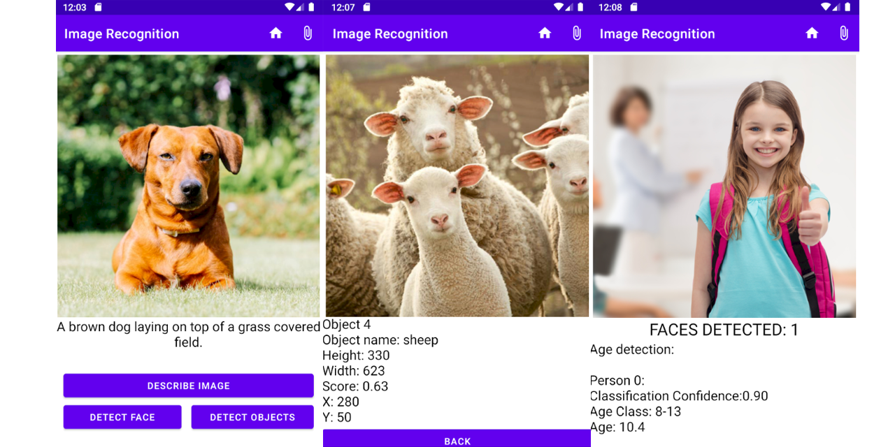 GitHub - lucasaltm/ImageRecognition: Image Recognition app for android using CloudMersive API's