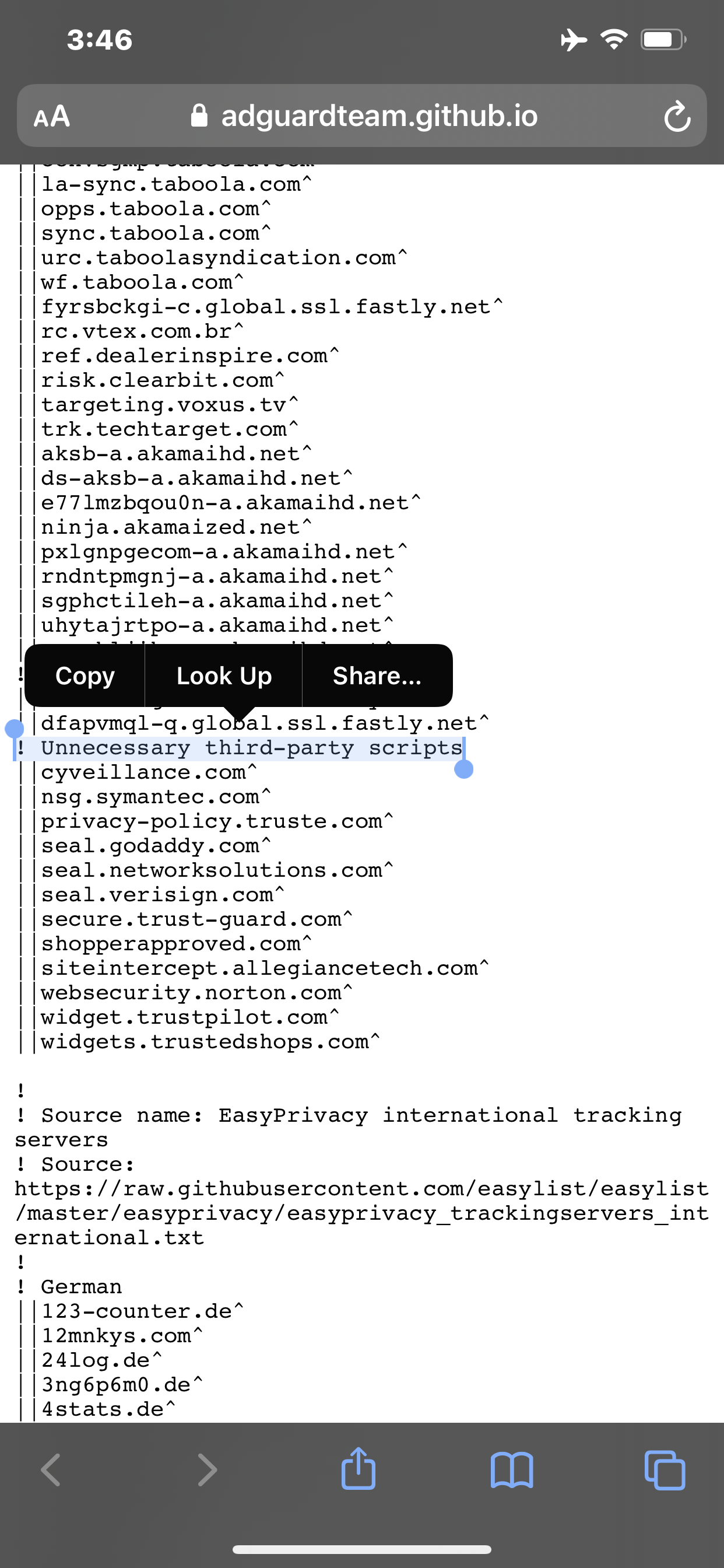 unnecessary third party script · Issue #528 · AdguardTeam/AdGuardSDNSFilter · GitHub
