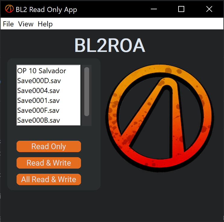 GitHub - NyanBlak/BL2ReadOnlyApp: App for setting saves to Read Only in ...