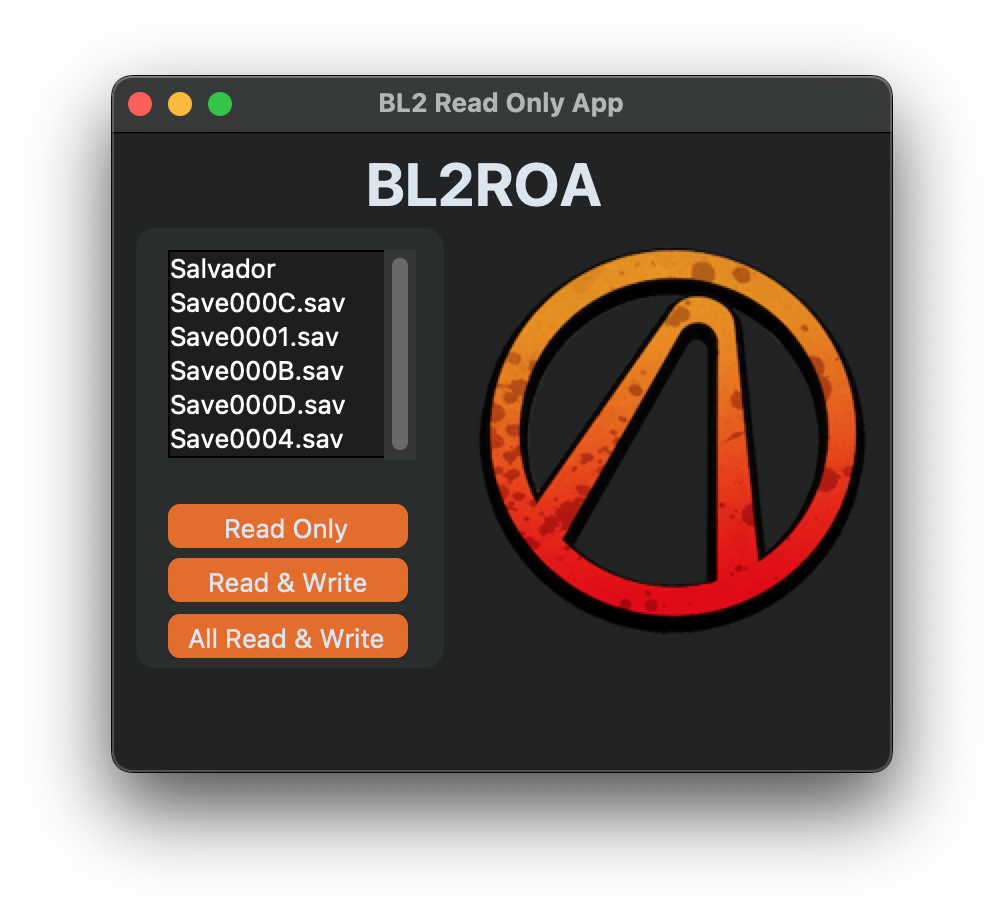 GitHub - NyanBlak/BL2ReadOnlyApp: App for setting saves to Read Only in ...
