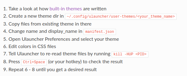 Doesn't exist any /.config/ulauncher/user-themes directory · Issue #781 · Ulauncher/Ulauncher ...