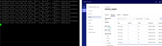 [resolved] Kafka Topics has been created on Confluent but there is no update on Minio Bucket ...