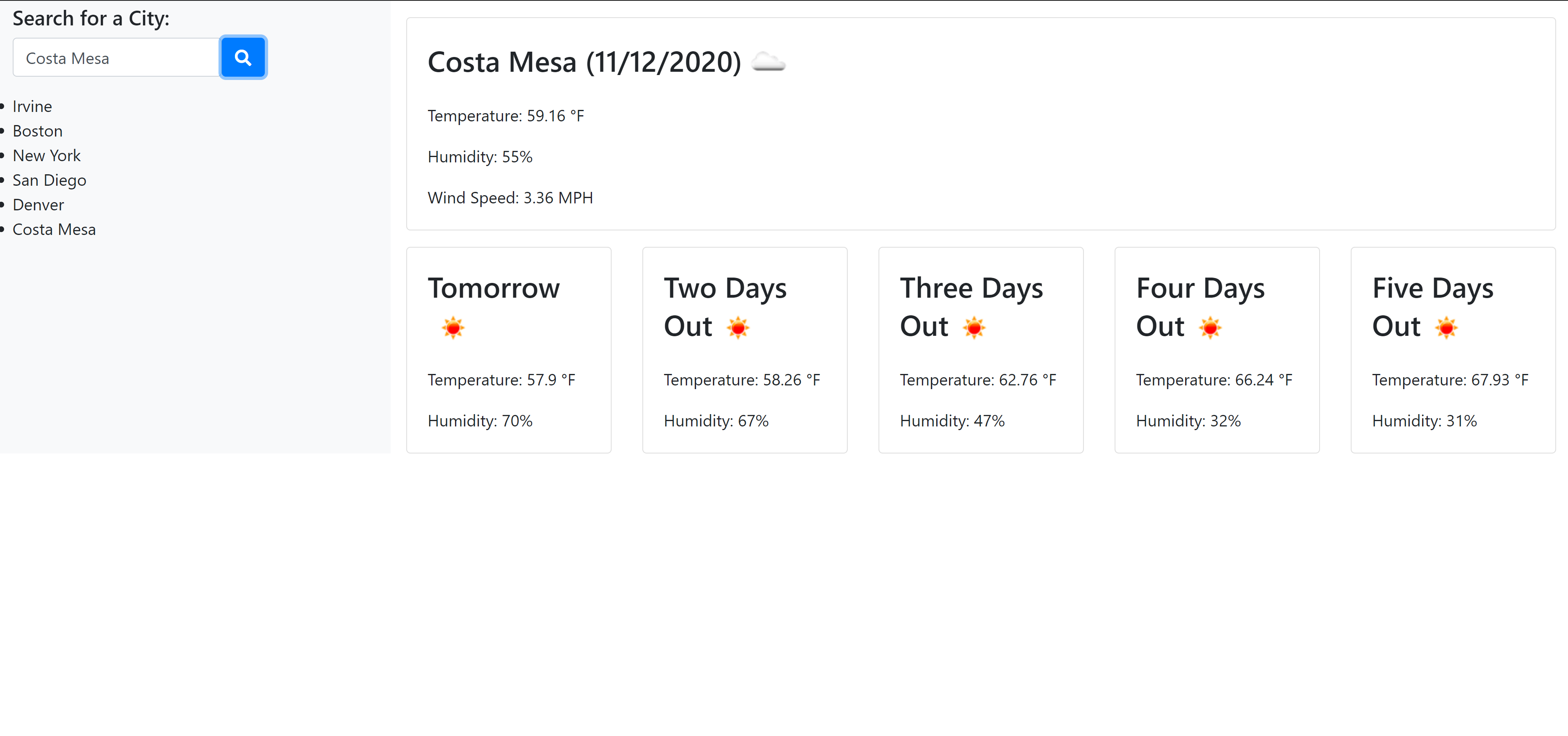 GitHub - CeliaNoriega/Weather-Dashboard