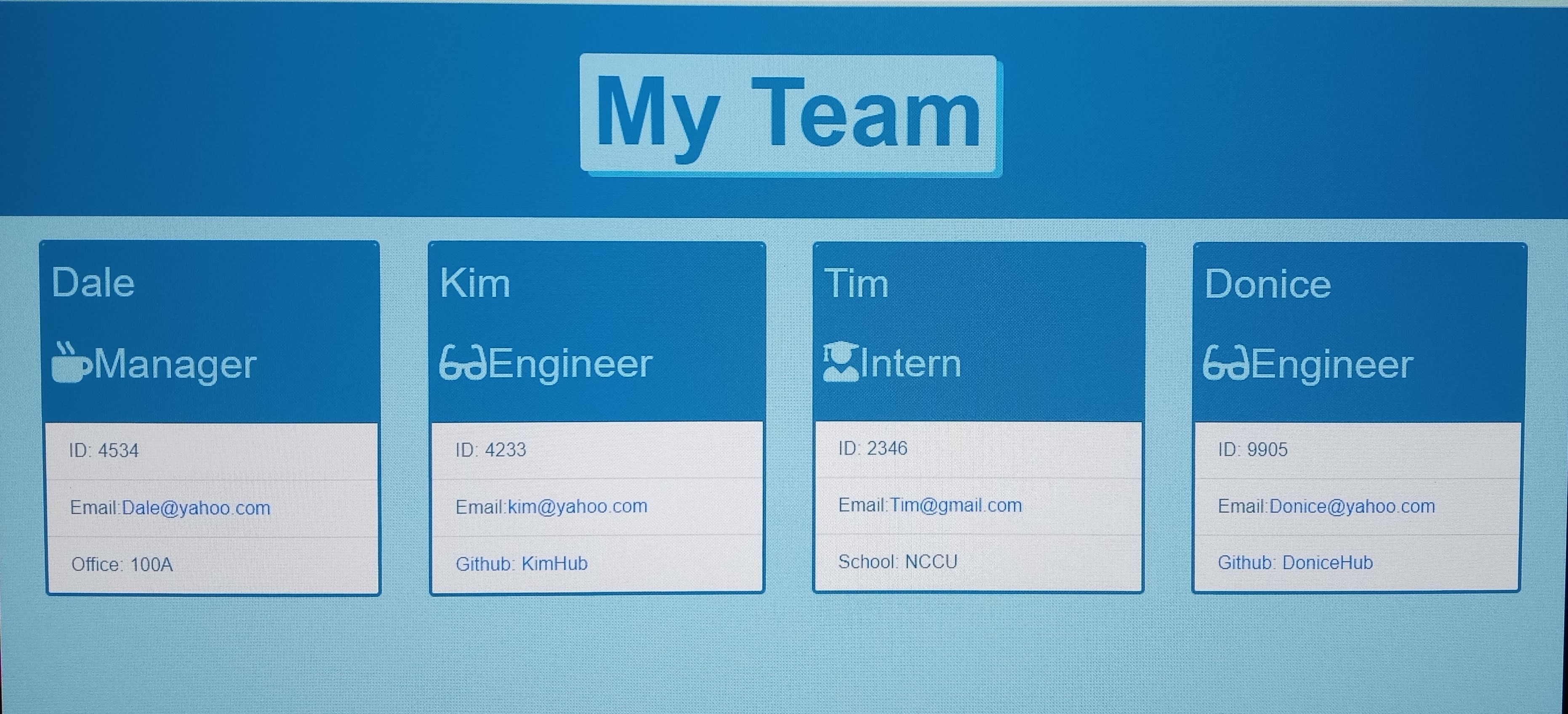 GitHub - VictoriousOne/GenTeamProfile