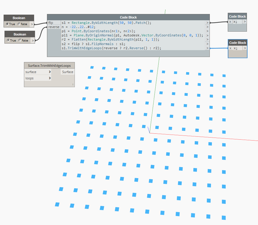 Surface.TrimWithEdgeLoops not working as expected · Issue #8600 · DynamoDS/Dynamo · GitHub
