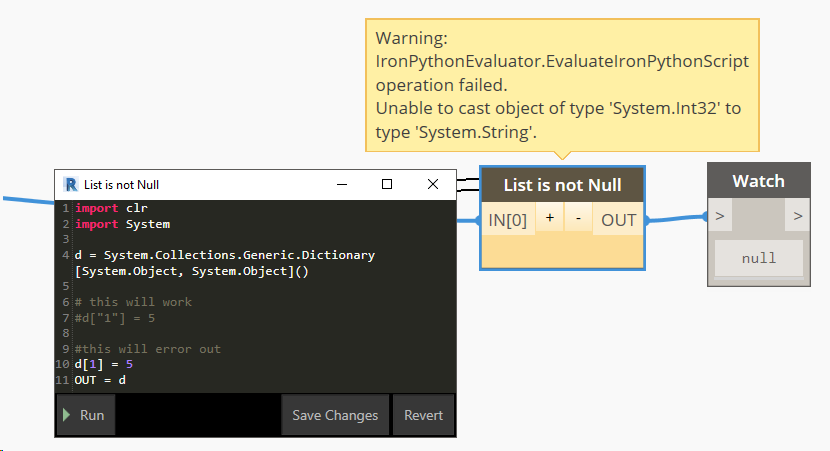 [Feature Request] Dynamo 2.0 Please expand Dictionary keys to all ...