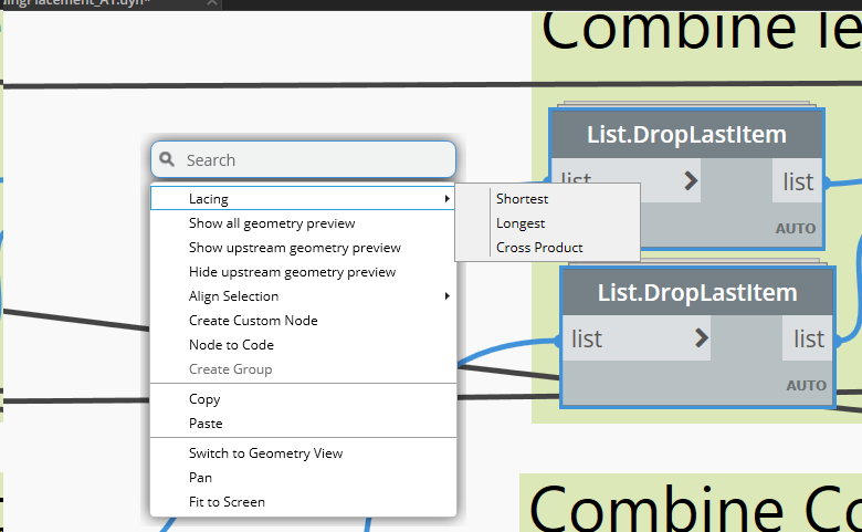 Minor Bug `auto` Missing From The Lacing Menu When Multiple Nodes Are Selected · Issue 9483