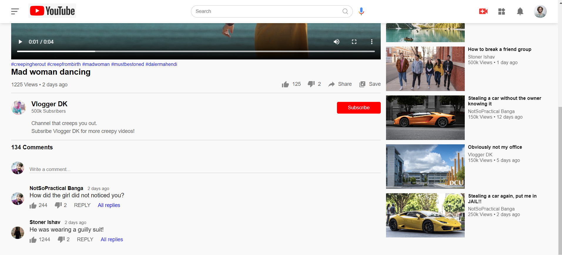 GitHub - kartikbanga/YouTube-FrontEnd-Clone