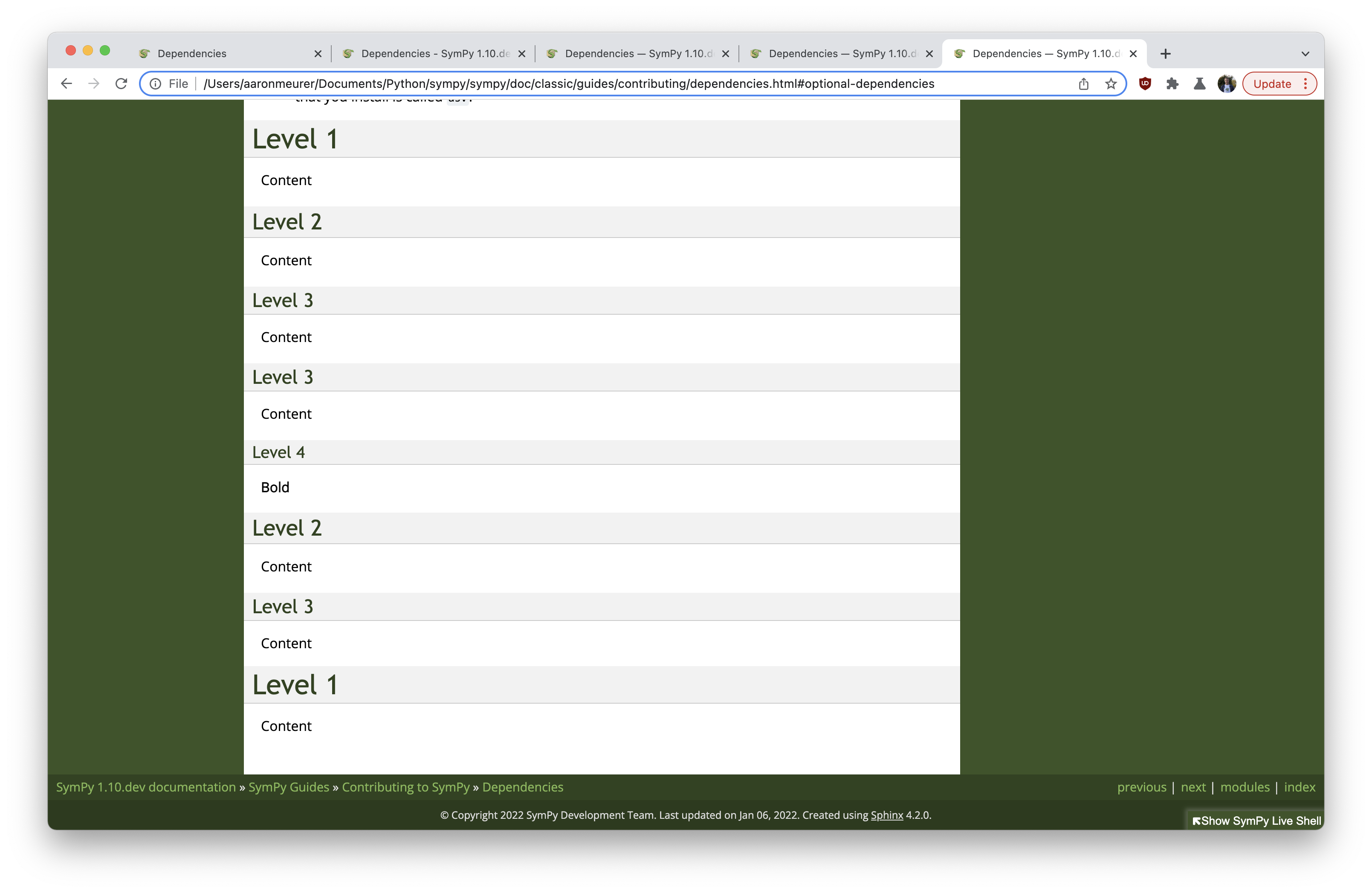 Improve documentation formatting by changing Sphinx theme · Issue ...