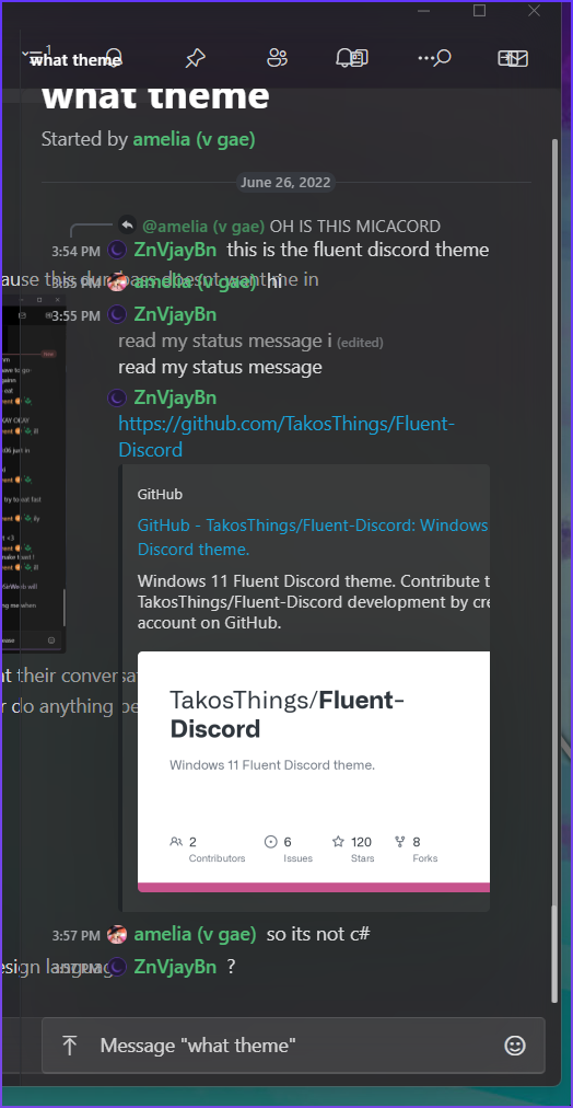 Thread sidebar looks bad · Issue #140 · TakosThings/Fluent-Discord · GitHub