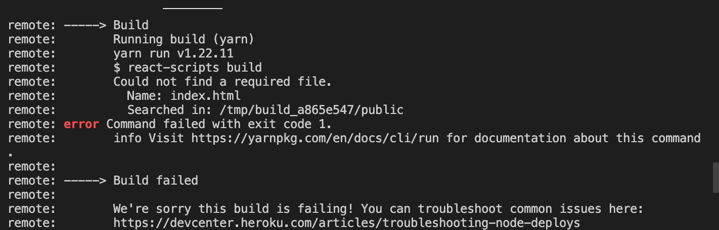 react-rails deployment to heroku failing · avionschool batch9-activities · Discussion #142 · GitHub