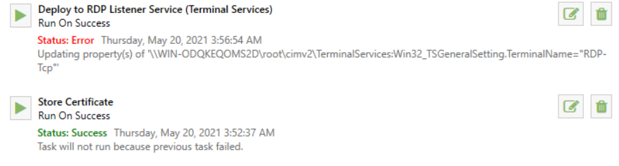 Certificate not added to store when no IIS site is selected, subsequent task errors · Issue #562 ...