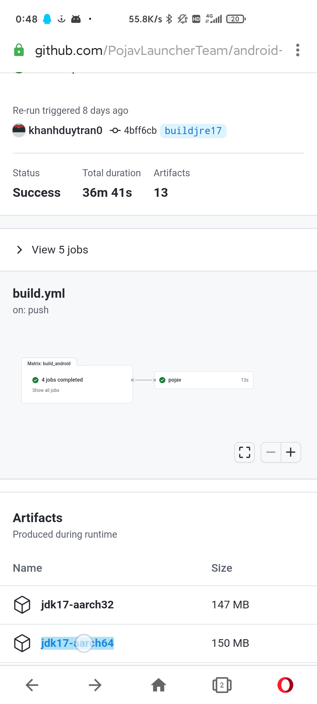 20220307_JDK17_AARCH64 zip file is corrupt · Issue #2897 · PojavLauncherTeam/PojavLauncher · GitHub