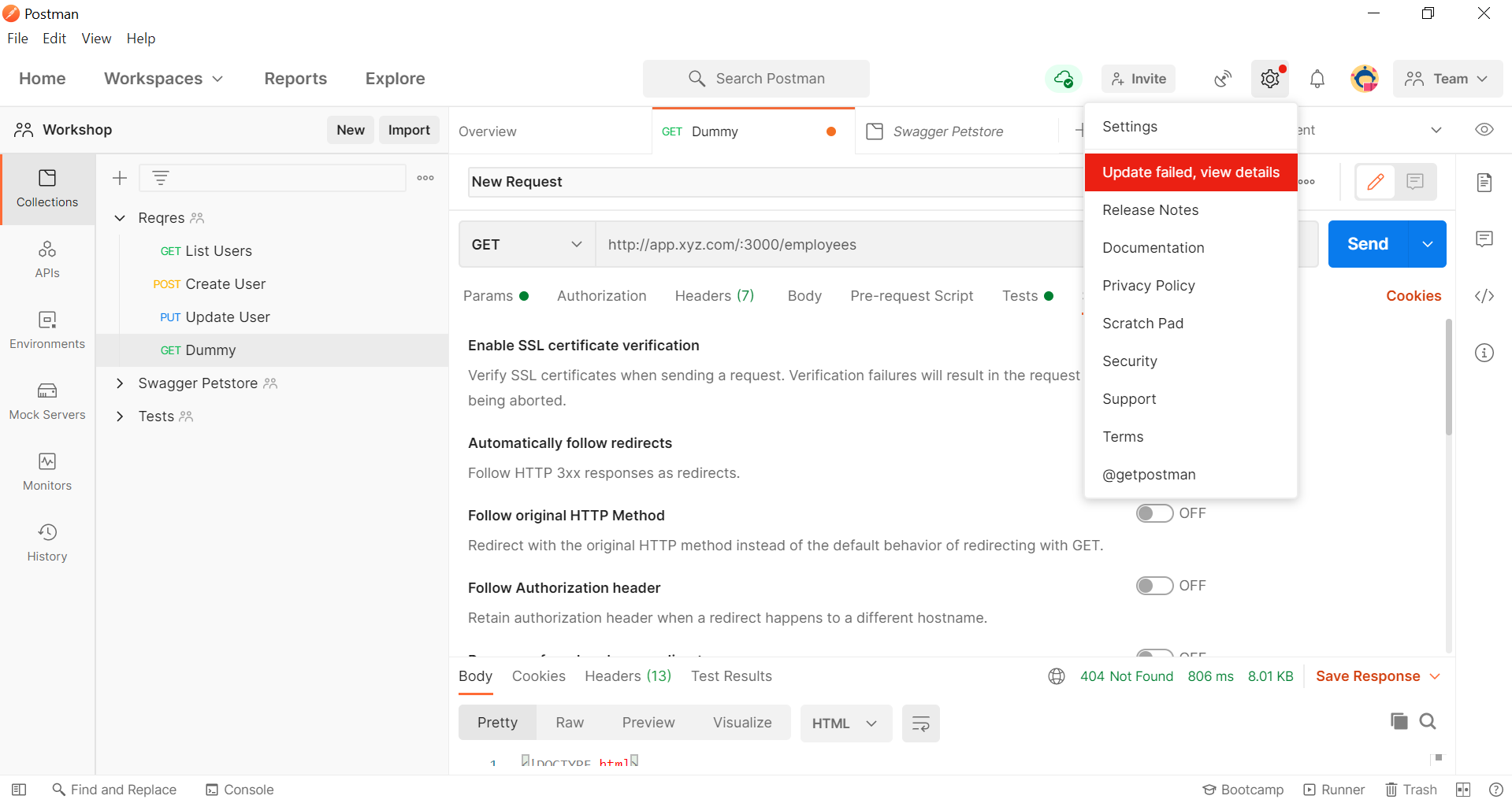 Even without the version upgrade, system shows message that the "Update ...