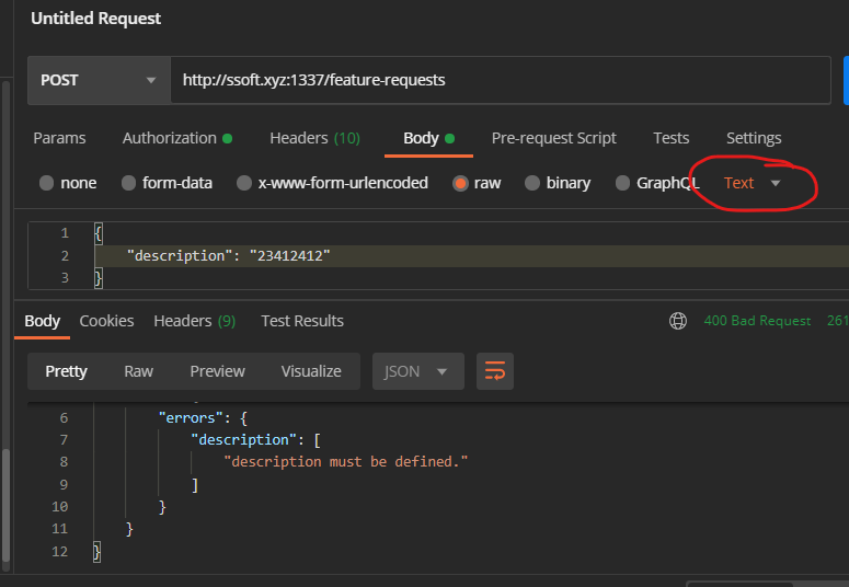 POST : Passing raw json as text gives validation error. · Issue #10325 · strapi/strapi · GitHub