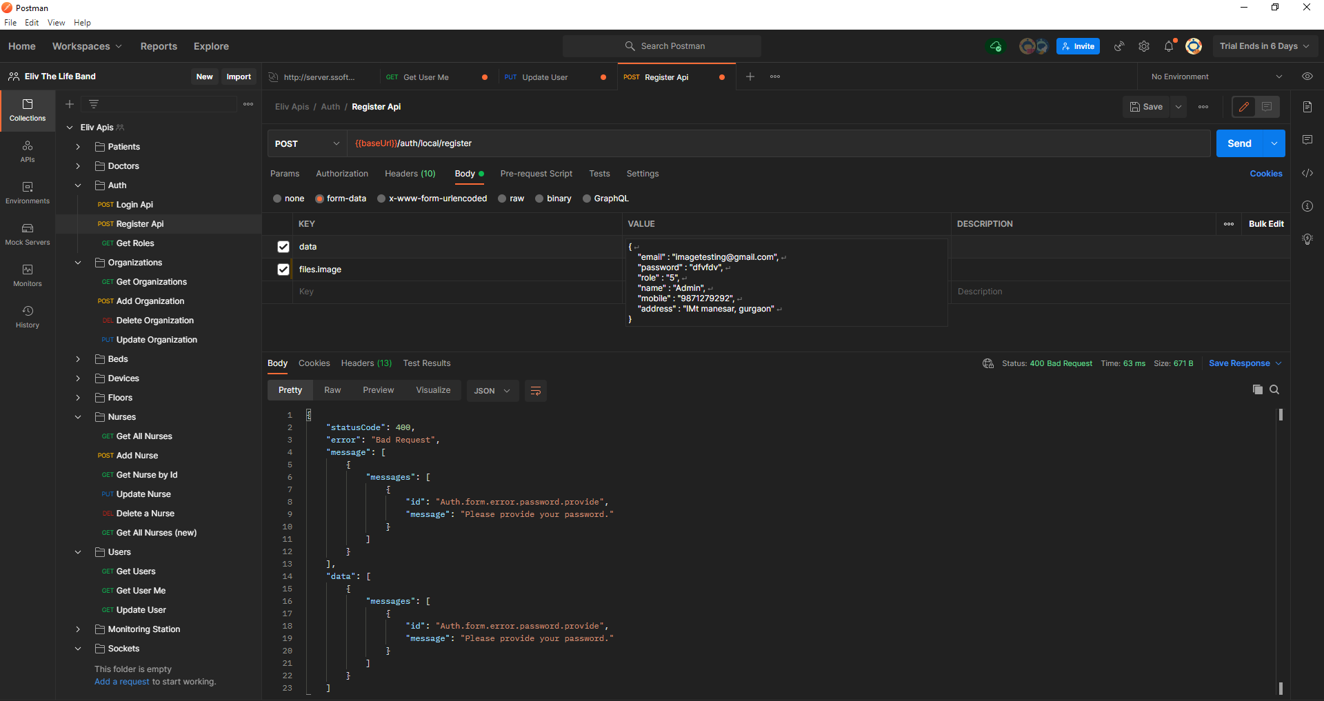 Cannot upload image in users table through api · Issue #10730 · strapi/strapi · GitHub