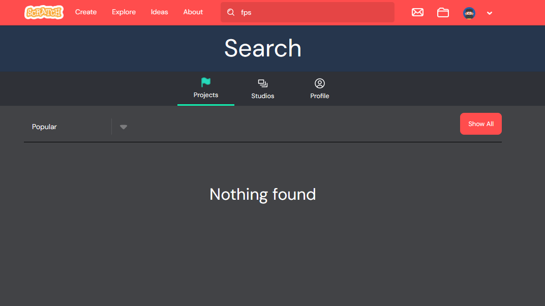 Unhide Commonly Hidden Searches in Search · Issue #6682 · ScratchAddons/ScratchAddons · GitHub